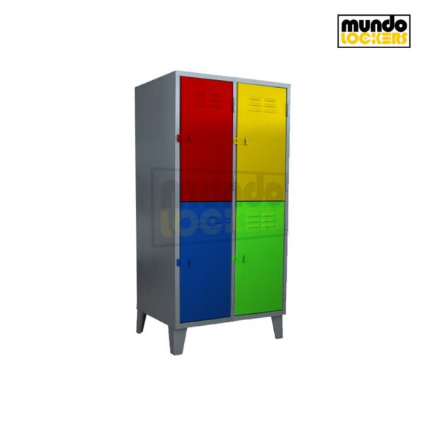 Lockers Jr. - 04 puertas dobles - Mundo Lockers
