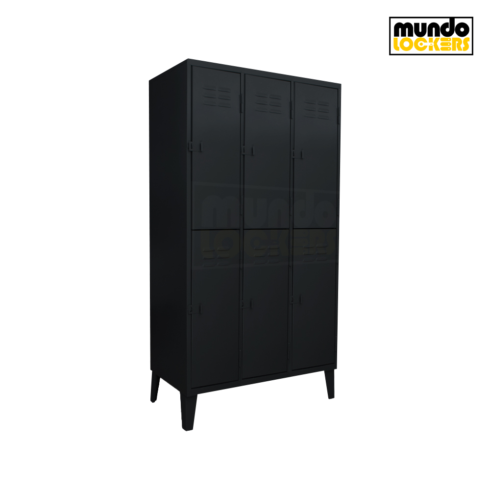 Locker Metálico 2 Puertas - 1 Cuerpo Doble - Mundo Lockers